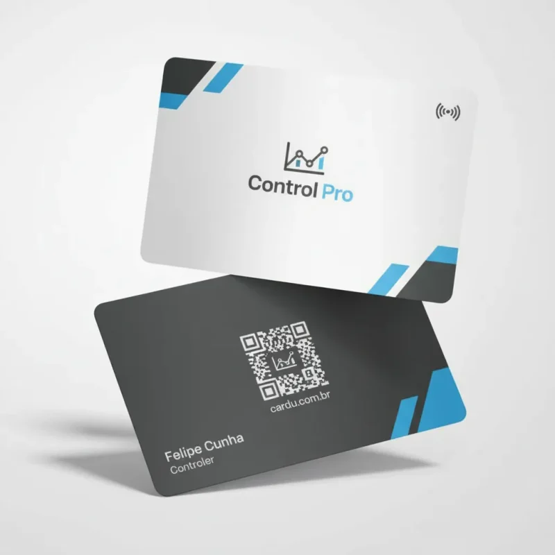 Cartão de Visita Digital NFC e QR Code, Cartão de Aproximação para ...
